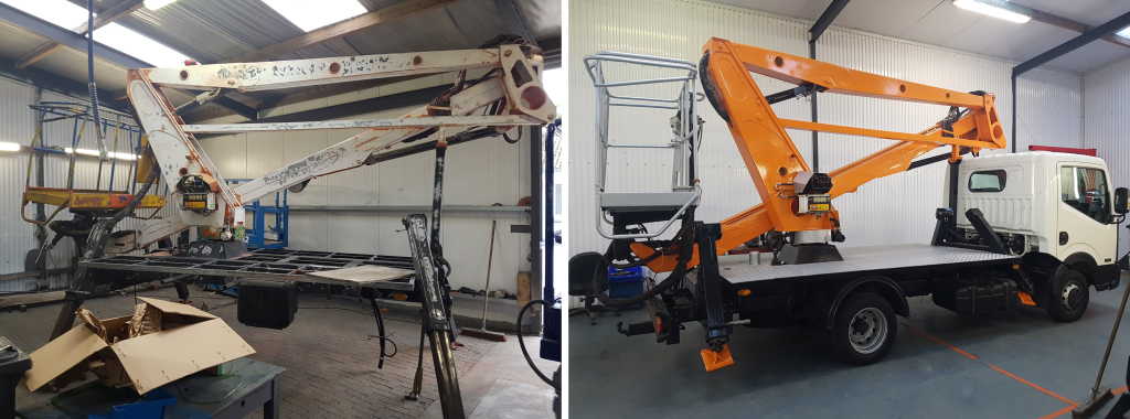 Used and Refurbished Van & Truck Mounted Boom Lifts - Cherry Picker