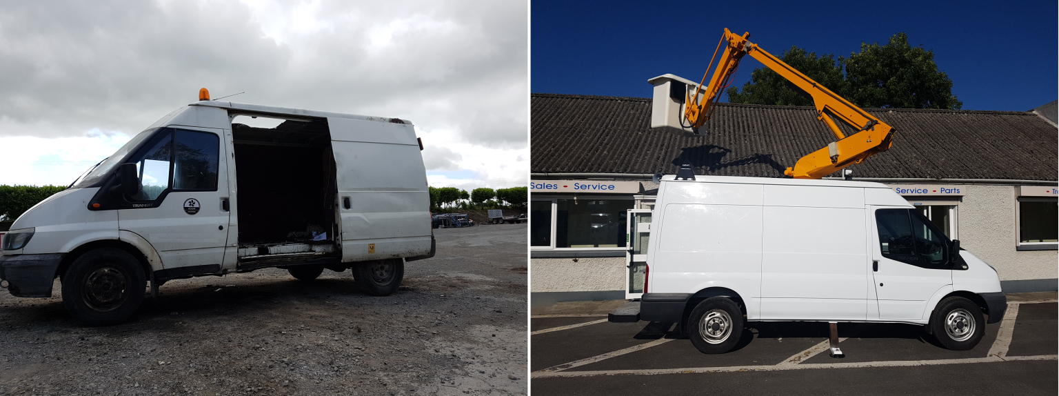 Used and Refurbished Van & Truck Mounted Boom Lifts - Cherry Picker